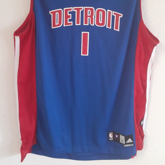 Reebok | Shirts | Chauncey Billups Detroit Pistons Throwback Jersey Nwt ...